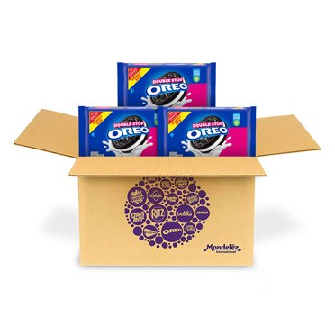 OREO Double Stuf Chocolate Sandwich Cookies, 15.35 oz - Walmart.com