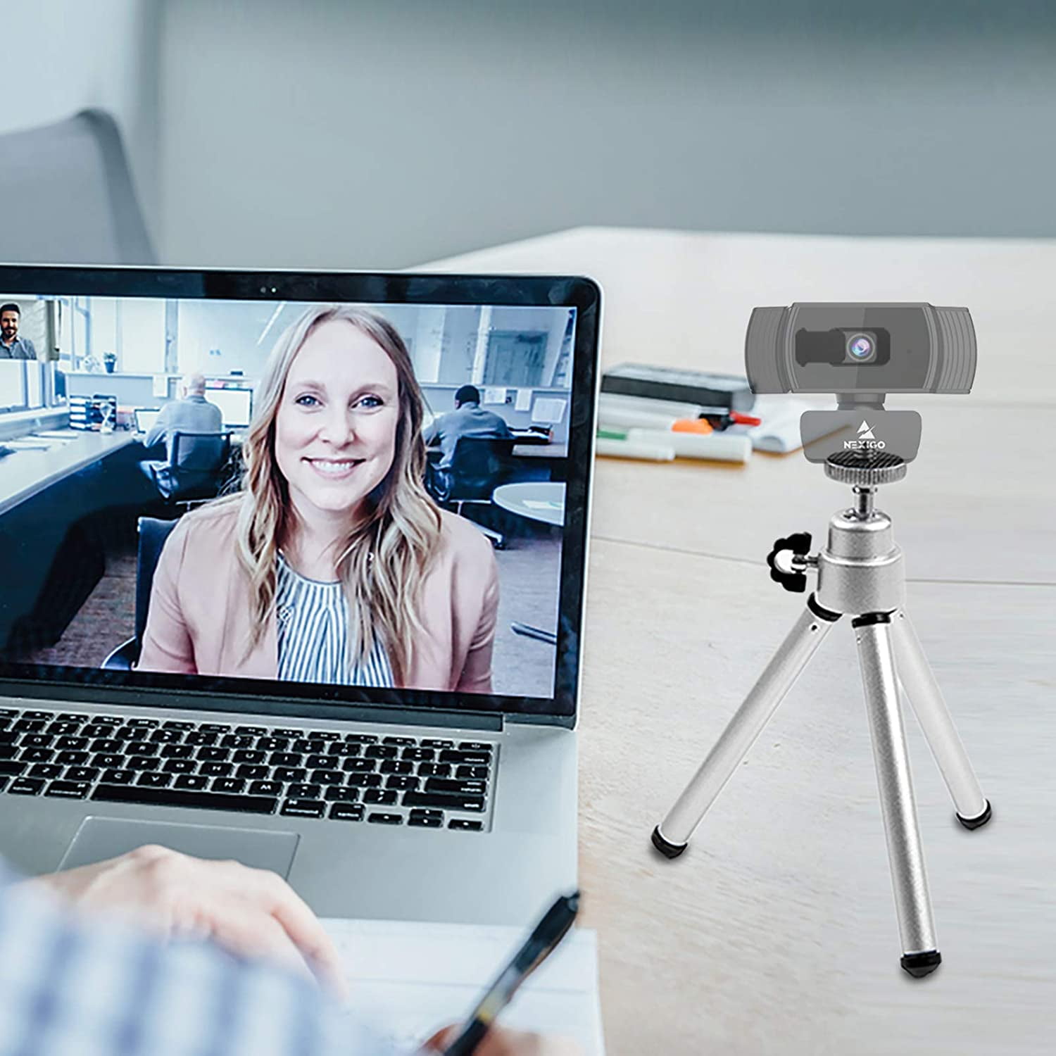 Buy Lightweight Mini Tripod for Webcam, Upgraded Extendable Tripod ...