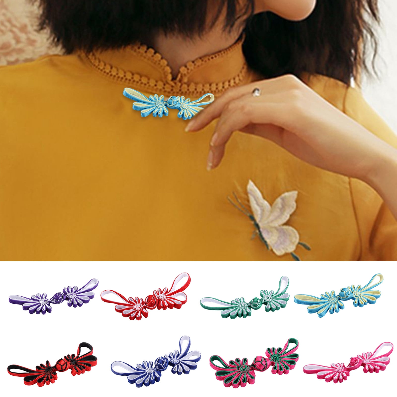 Hesroicy 10Pcs Clothing Button Exquisite Decorative Vintage Chinese ...