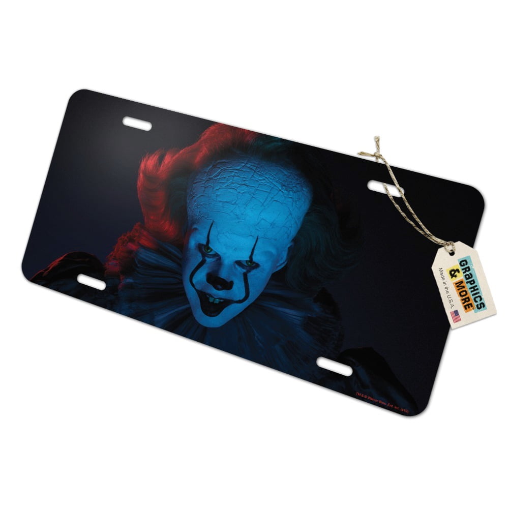 IT: Chapter 2 Blue Pennywise Novelty Metal Vanity Tag License Plate ...