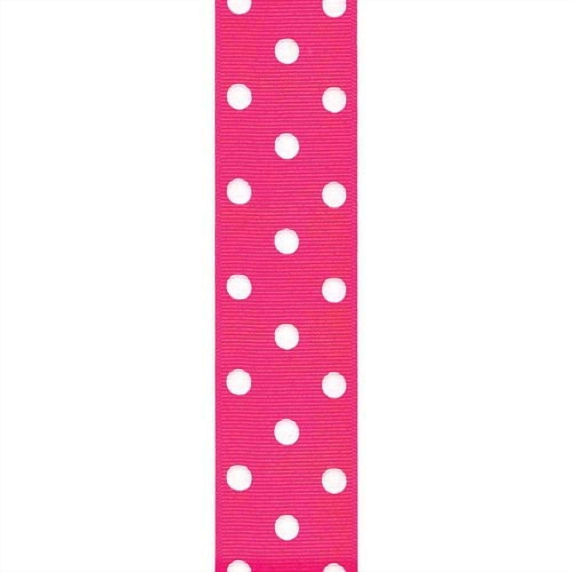 Click here for Offray 39mm Polka Dot Grosgrain Ribbon prices