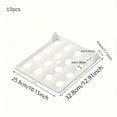10 Sturdy Plastic Collapsible Storage Boxes, Stackable Containers for ...