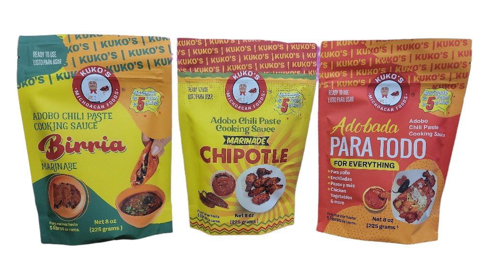 Mexican Adobo Marinades cooking sauce trio pouch Birria Adobada ...