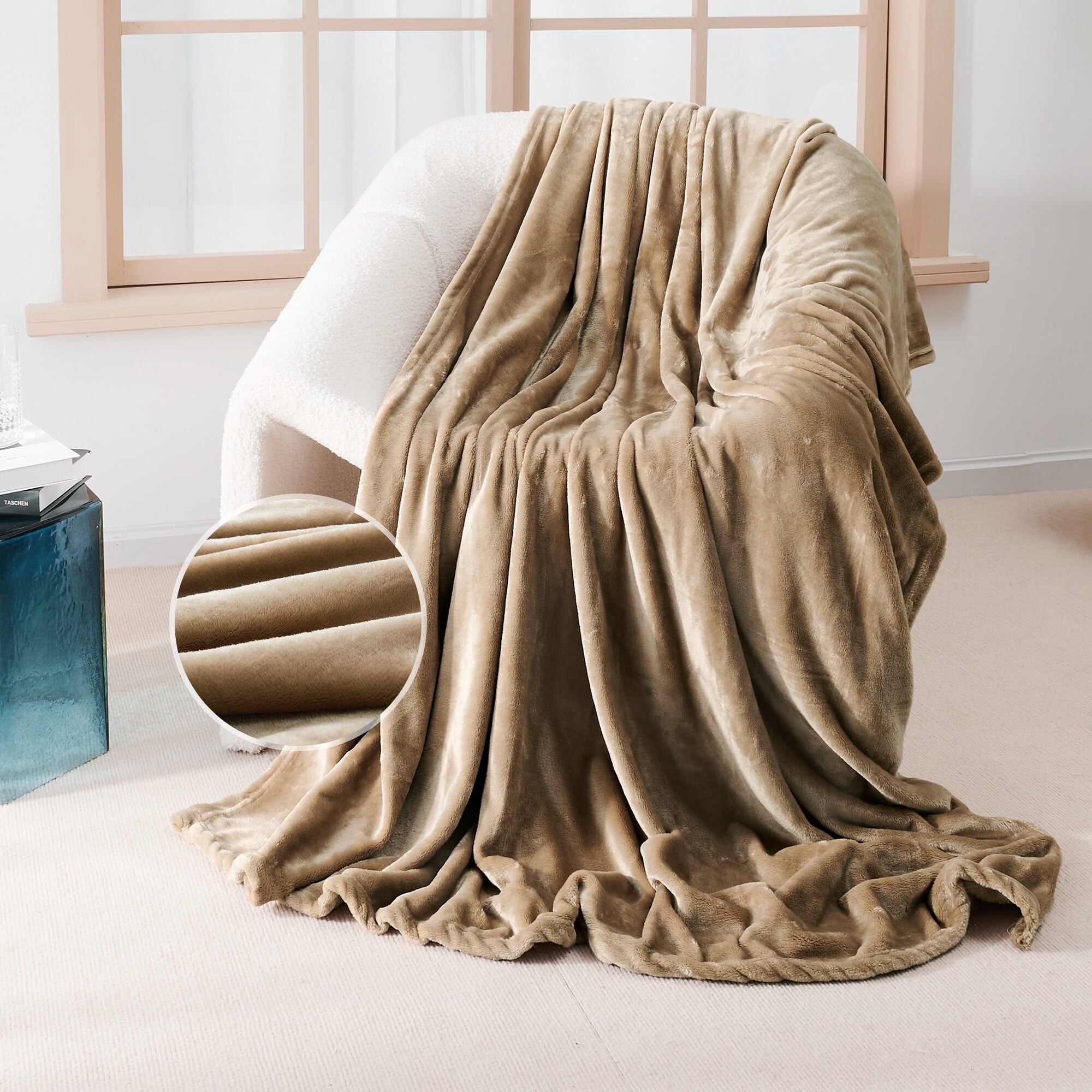 Deconovo Fleece Blanket Throw Blanket - Throw Blankets for Couch, Sofa ...