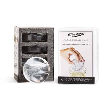 Masontops Complete Mason Jar Fermentation Kit - Easy Wide Mouth Jars ...