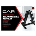 CAP 3 Tiered A-Frame Dumbbell Rack (Holds 3 Pairs) - Walmart.com