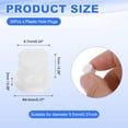 30Pack 3/8"(9.5mm) Plastic Hole Plug, Round Tubing Inserts, Furniture ...