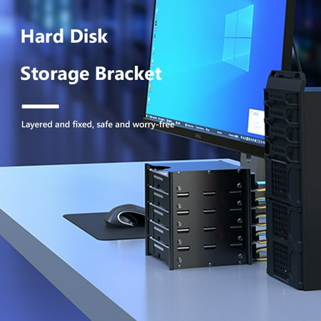 Coiry Acasis Hard Drive Storage Rack HDD Case 5 Layers Hard Disk Shelf ...