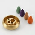 Brass Incenses Holder,Incenses Burners Ashes Catcher with 5 Holes ...