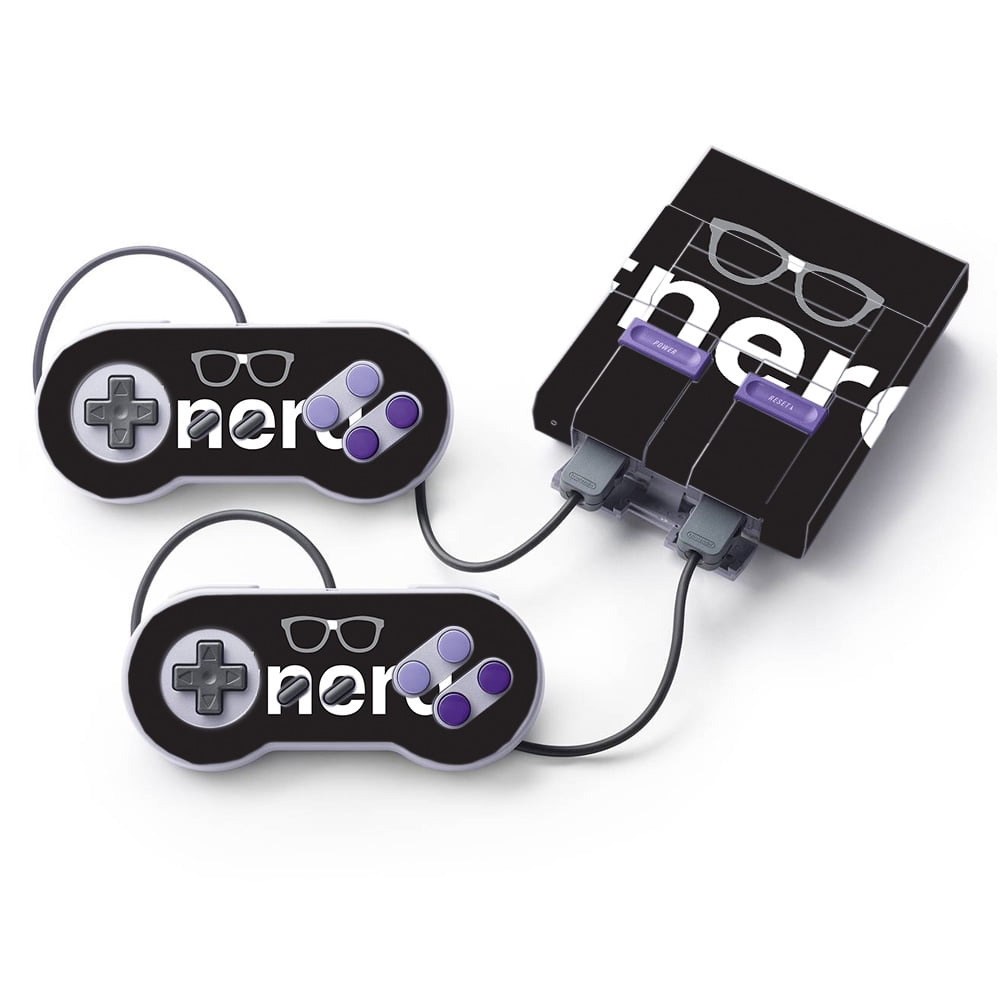 Skin Decal Wrap Compatible With Nintendo Super NES Classic Sticker ...