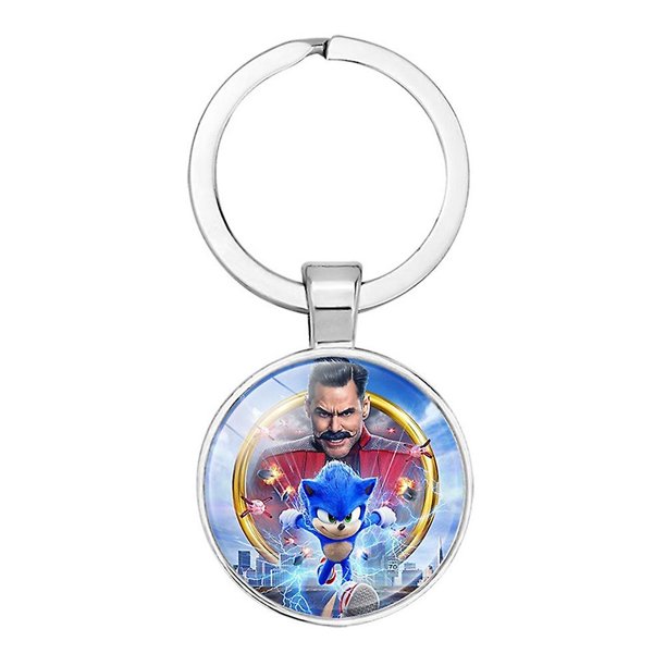 Sonic The Hedgehog Jewel Keyring Key Ring Keychain Gifts For Fans,,B ...
