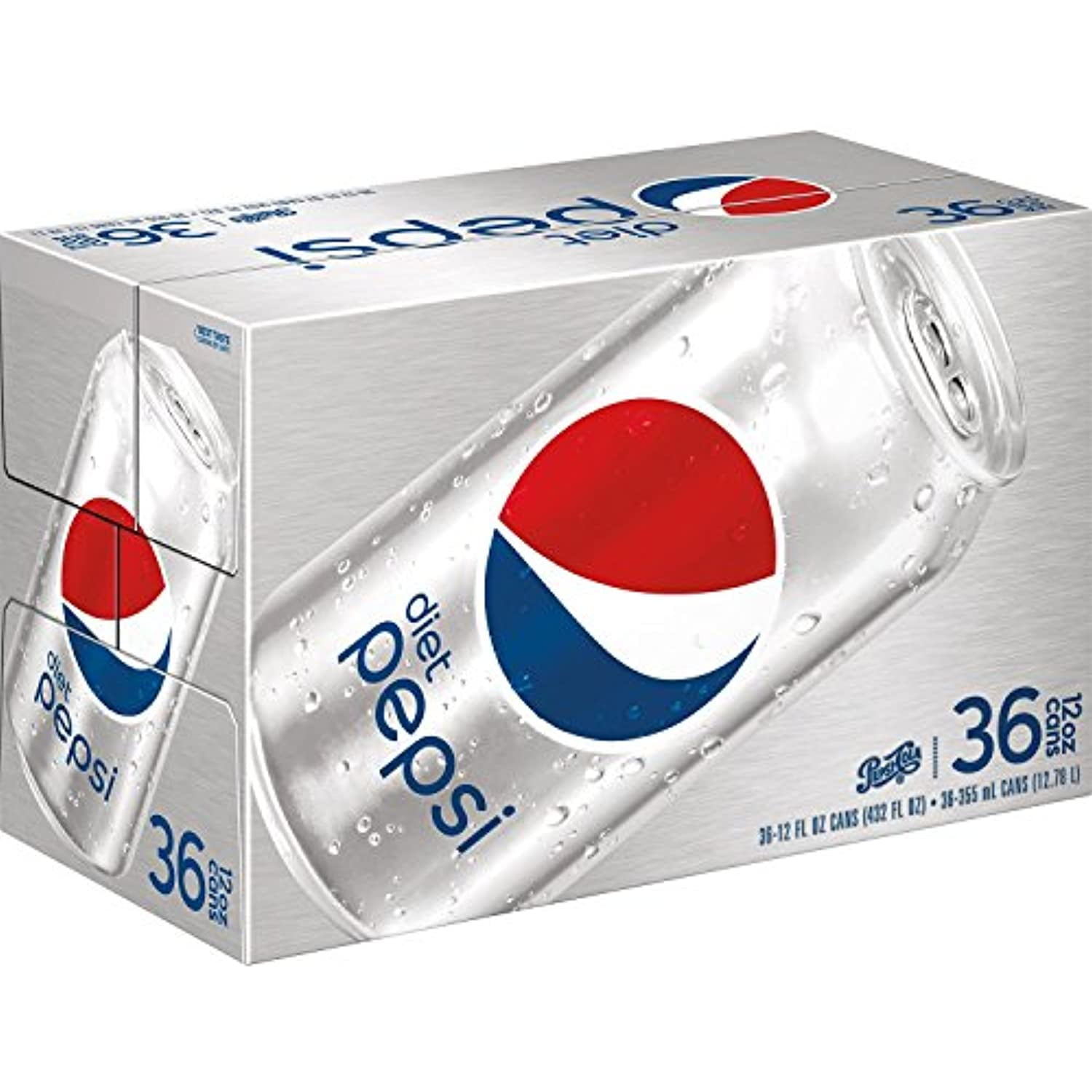 Diet Pepsi Cola (12 Oz. Cans, 36 Ct.) (Pack Of 2) - Walmart.com