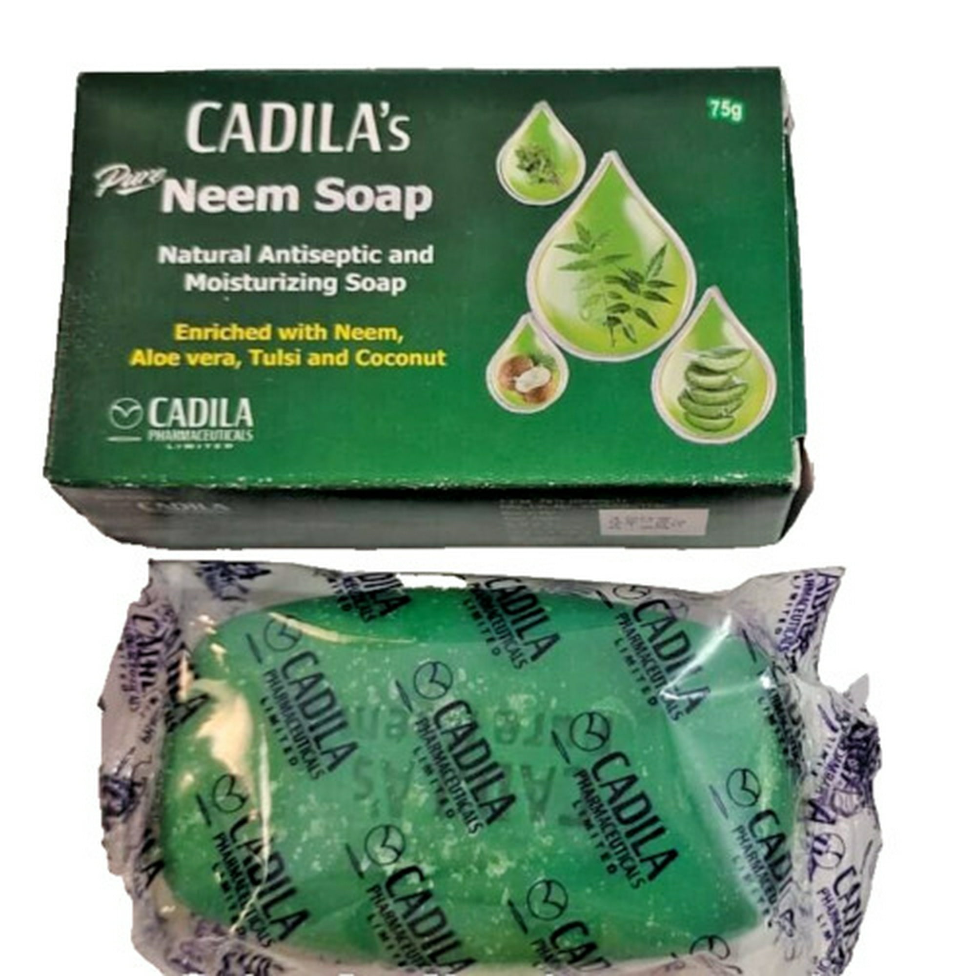 Click here for 2x Cadilas Neem Soap  75gm 75 Gm prices