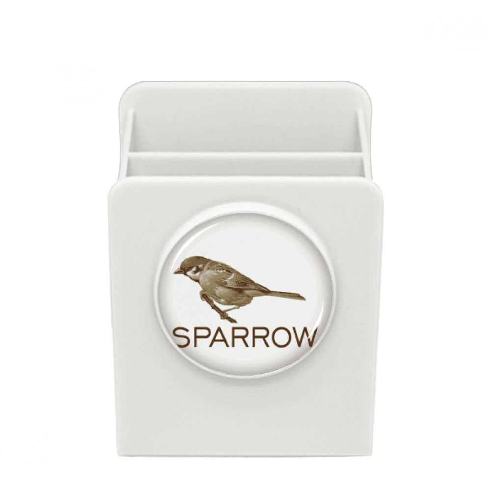 Food Branches Sparrows Birds Desk Pencil Holder Cup Pen Organizer ...