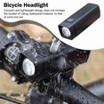 Bike Light Front Lamp USB Rechargeable LED Bicycle Headlights ...