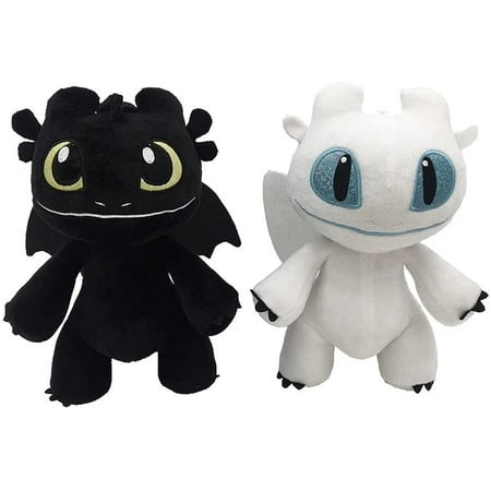 How to Train Your Dragon 3 Plush Toys White Toothless Night Fury ...
