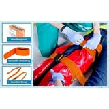 Primacare Ir-5008 Orange 2 Piece Restraint Strap With Loop Lock, 9 Ft ...
