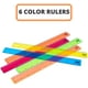 Mr. Pen- Rulers, Rulers 12 Inch, 6 Pack, 12" Plastic Ruler - Walmart.com