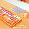 Wireless Keyboard Mouse Combo 104 Key Full Size Usb Cordless Keyboard