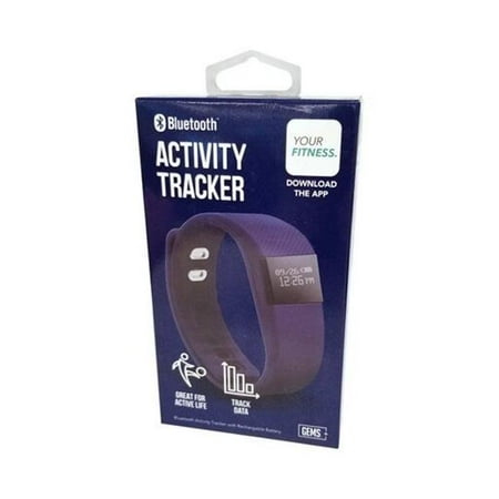 Gems 813125028664 Bluetooth Activity Tracker, Navy | Walmart Canada