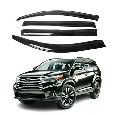 M-AUTO 4Pcs Smoke Window Visor Shade Vent Sun Rain Deflector Guard for ...