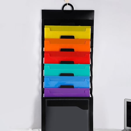 NETSENG Wall Sorter Magazine Holder A4 Wall Display Composed Of 6 ...