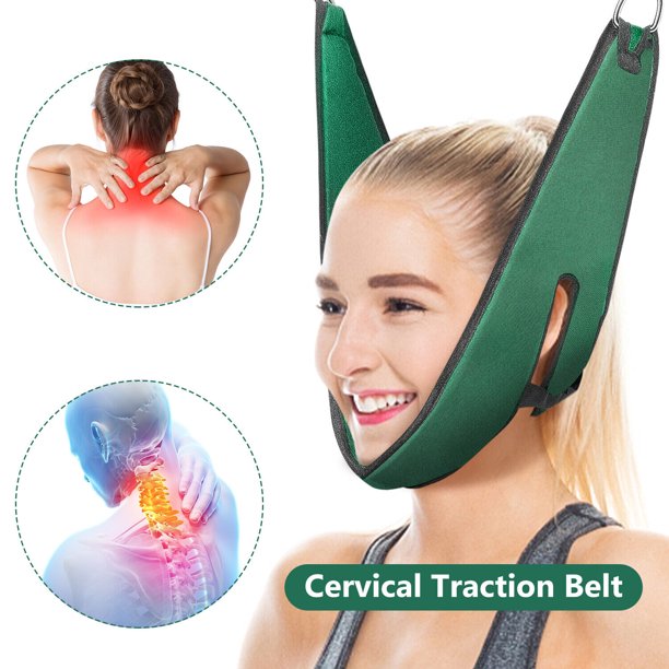 Htwon Adjustable Neck Stretcher Cervical Traction Belt For Head ...