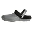 FOAMWALK Men's Comfy and Soft Solid Clogs with Sherpa Lining - Fluffy ...