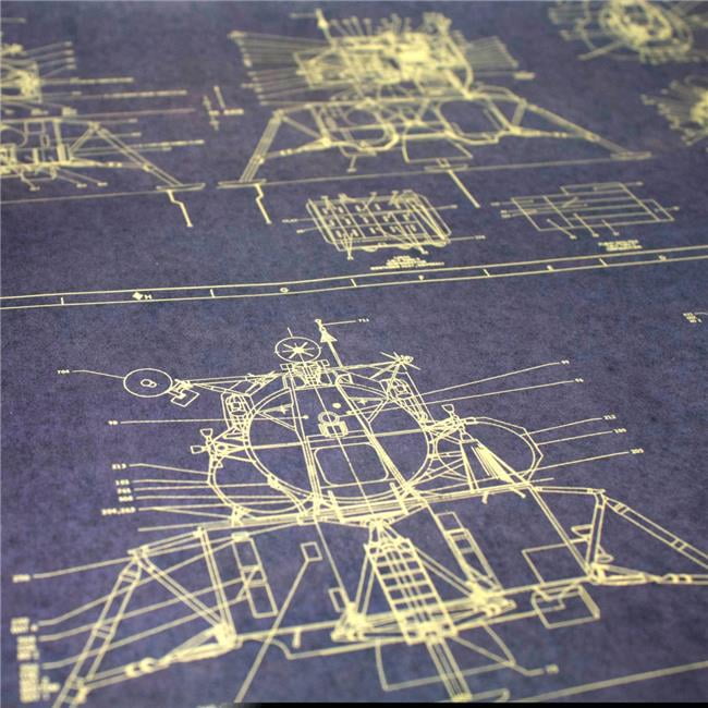 Master Replicas Group MR-AERO-BPLEM Aerospace Blueprints - LEM ...