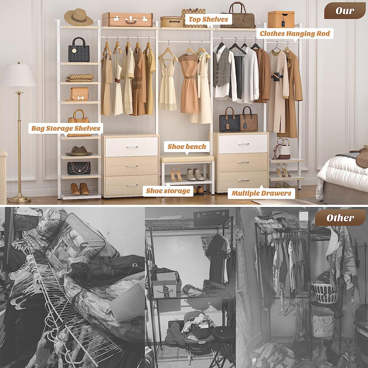 Walk In Closet Storage Ideas
