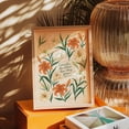 Affixzi Botanical Lily Print | Luke 12:27 Bible Verse Wall Art ...