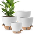 Self Watering Planters for Indoor and Outdoor Plants Large Plastic ...