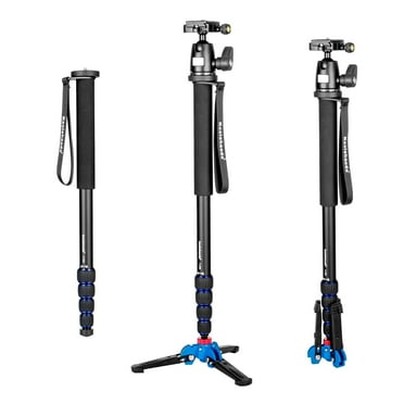 Orbit 4-Section Aluminum Handheld Monopod Stick for DSLR Photo & Video ...