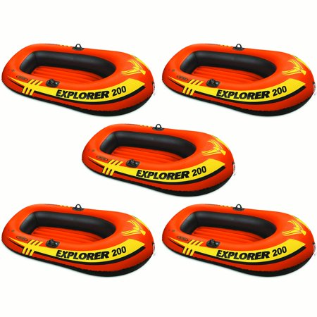 Intex Explorer 200 2 Person Youth Inflatable PVC Boat Raft (Raft Only ...