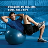 SPRI Weighted Stability Exercise Ball, 55cm, Blue - Walmart.com