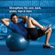 SPRI Weighted Stability Exercise Ball, 55cm, Blue - Walmart.com