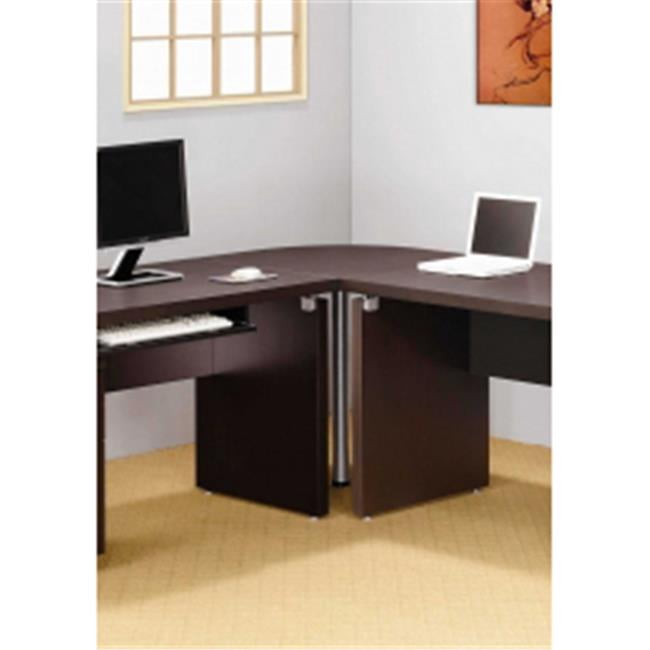 Coaster 800893 Corner Table in Cappuccino Finish - Walmart.com