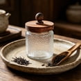 CMrtew Vintage Glass Jars with Airtight Wood Lids & Handles - Coffee ...