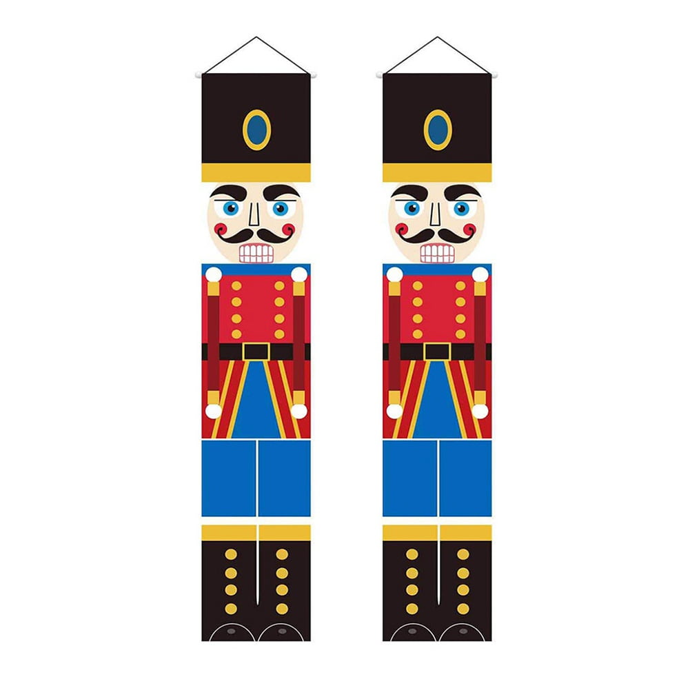 Christmas Nutcracker Banner Decorations Outdoor -Soldier Nutcracker ...