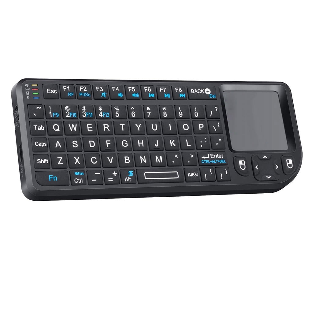 The wireless keyboard touchpad features a 2.4G wireless signal, stable ...