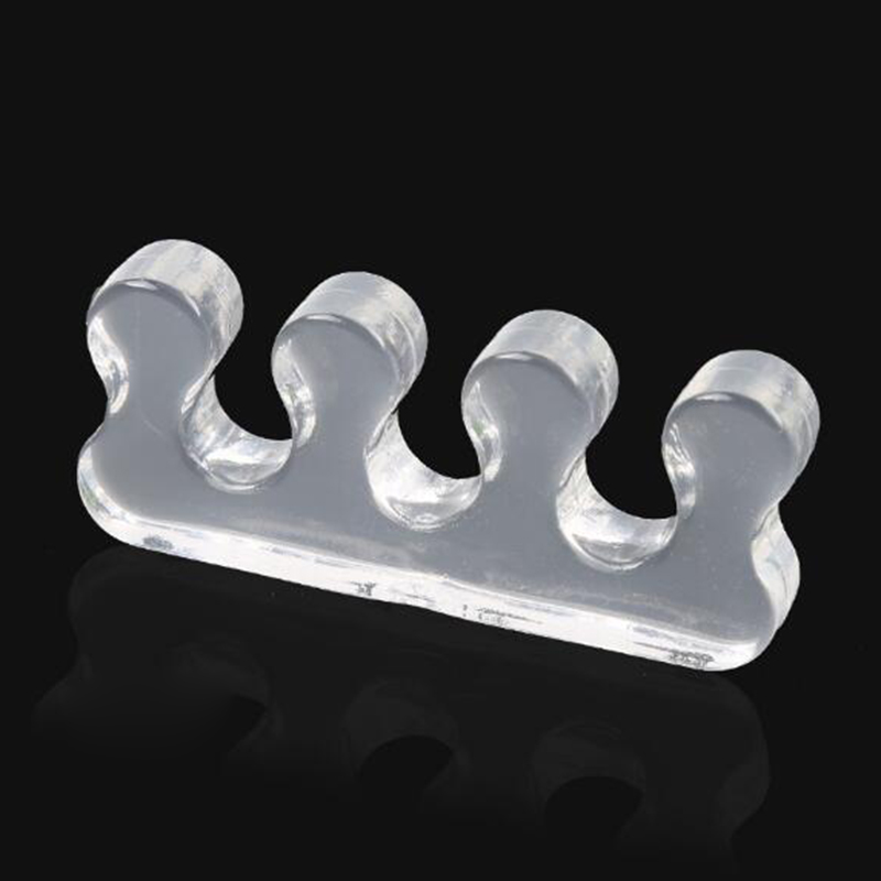 2 Pcs Soft Silicone Toe Separating Gel Toe Separator Flexible Finger ...