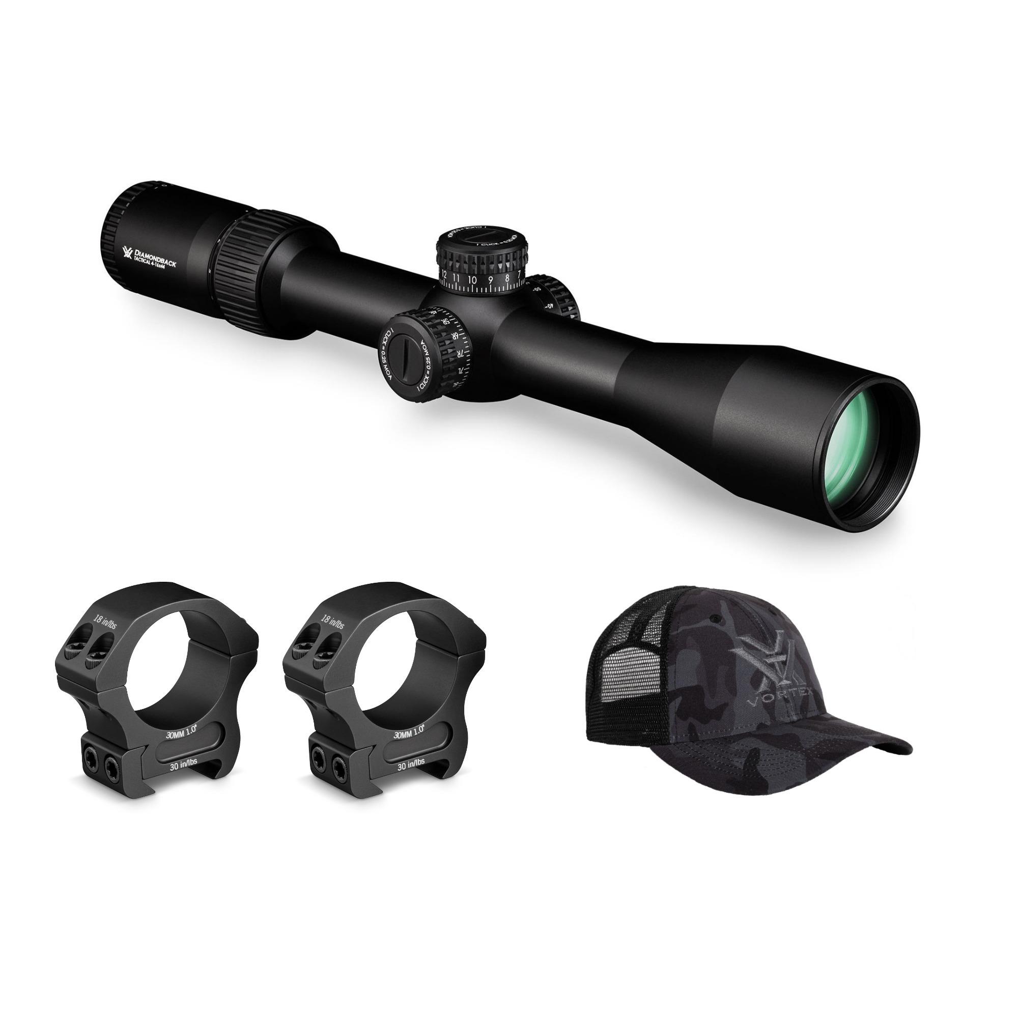 Vortex 4-16x44 Diamondback Riflescope (EBR-2C MRAD Reticle) Accessory ...