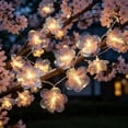 Clea*rance！118.1ft Waterproof Artificial Flower String Lights with 30 ...