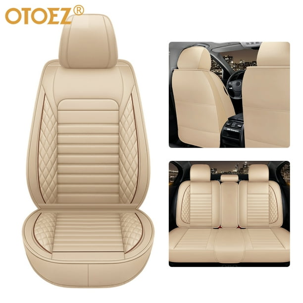 OTOEZ Car Seat Covers Universal Full Set 5 Seats Leather Front Back ... OTOEZ Car Seat Covers Universal Full Set 5 Seats Leather Front Back ...