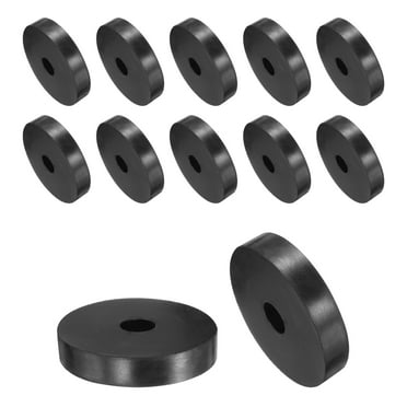 M4 Rubber Flat Washer, 12 Pack 4mm ID 9mm OD Sealing Spacer Gasket Ring ...