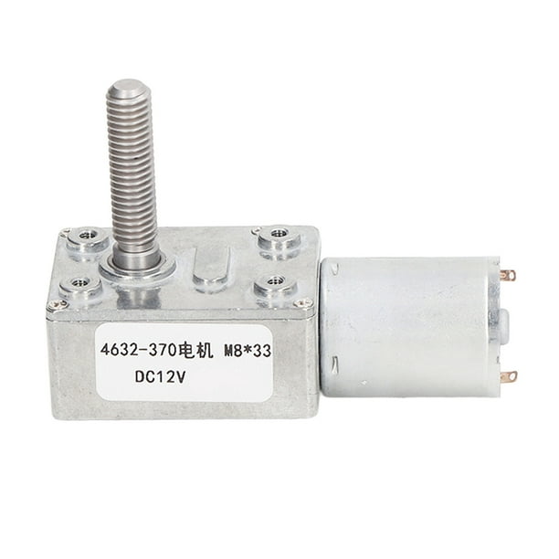 Self Locking Worm Gear Motor,DC12V Gear Electric Motor Worm Gear DC ...