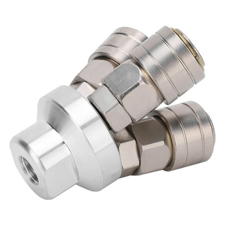 C Type Quick Connector, One-Handed Operation G1/4 Round Quick Coupler 3 ...