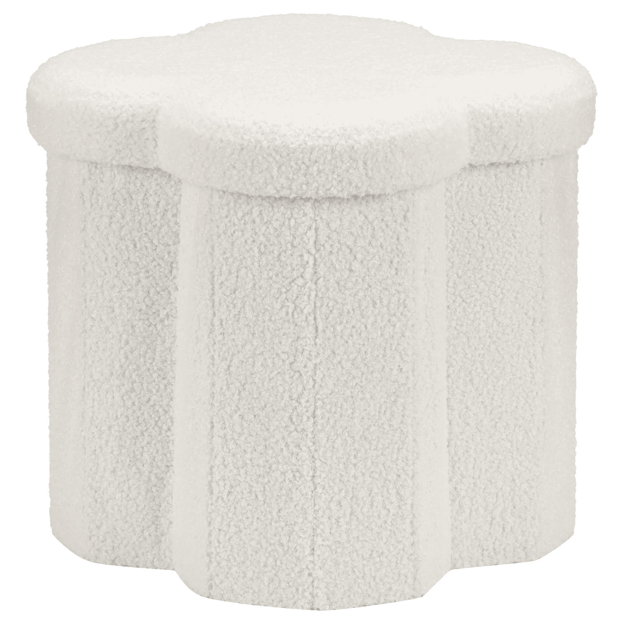 Click here for Bouclair White Storage Ottoman prices