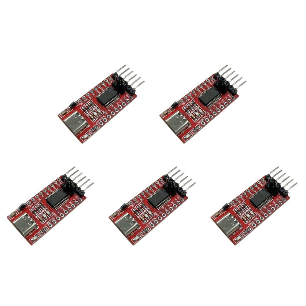 5 FT232RL Módulo FT232 Pro Mini USB A TTL 232 3.3V .5V USB A TTL (Tipo ...