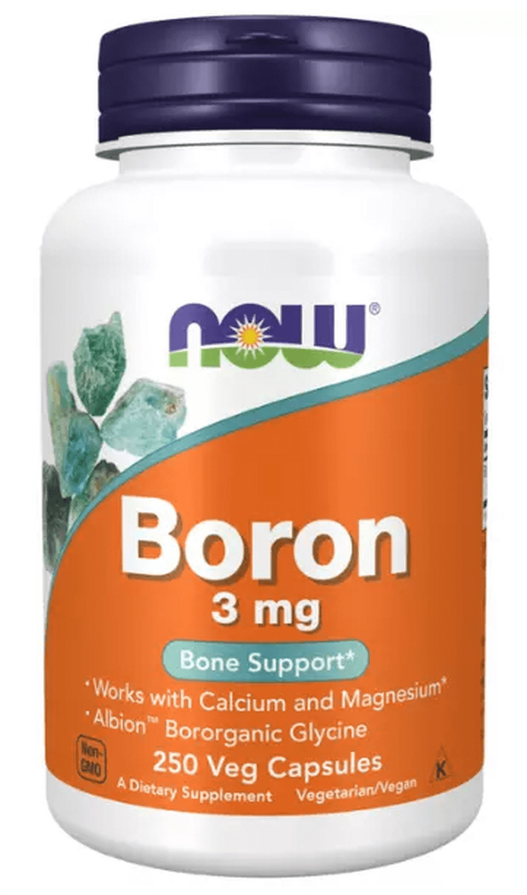 Boron 3mg Now Boro 250 cápsulas - Opiniones y calificaciones de clientes
